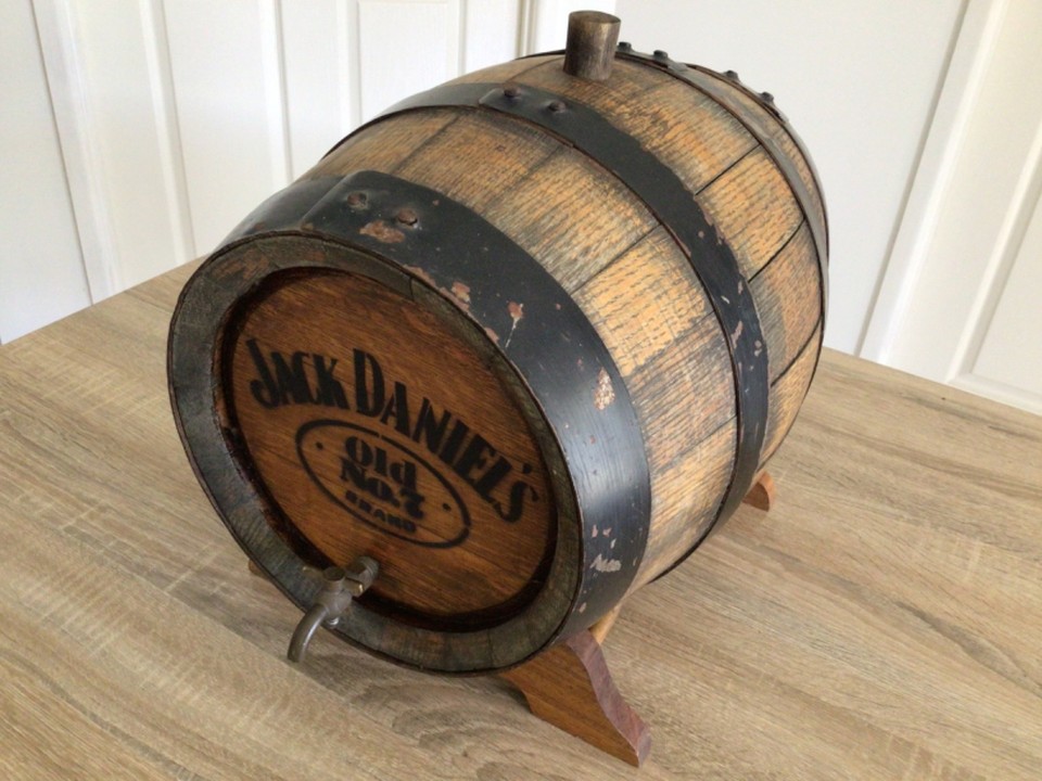 Rare Vintage Jack Daniel's Old No. 7 Whiskey Wooden Barrel / Keg ...