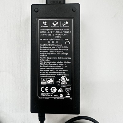 Clover c300 c400 Series A Adapter Model No # FSP040-RHBN2-A | eBay