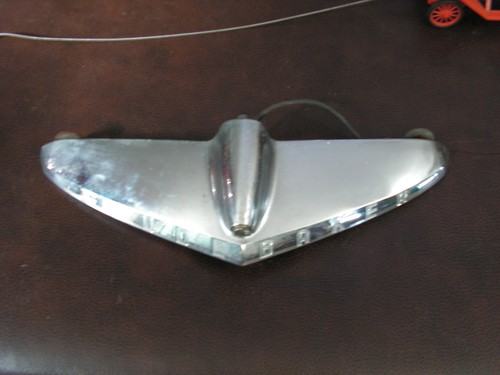 STUDEBAKER 1952 COMMANDER OEM CHROME TRUNK DECK LID TRIM EMBLEM PART | eBay