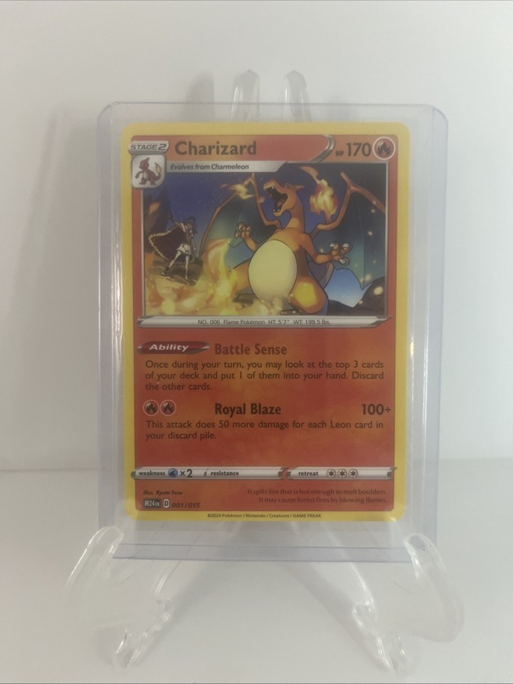 Charizard 001/015 NM Mcdonalds 2024 Promo Pokemon Card Stage 2 | eBay