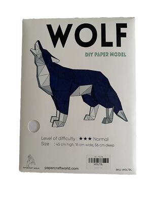 DIY Wolf Paper Model | eBay