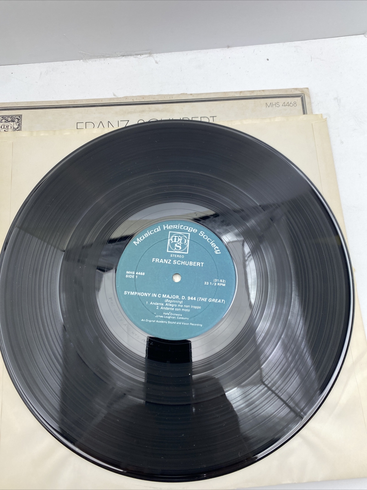 Franz Schubert - Symphony In C Major, D. 944 MHS 4468 Musical Heritage ...