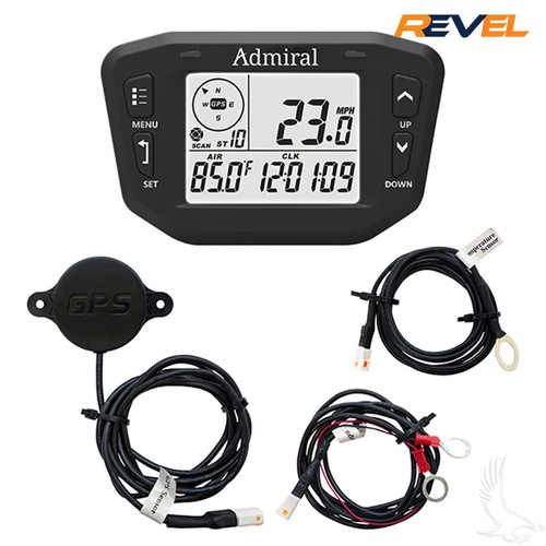 Admiral Universal Fit Golf Cart Speedometer - Speed, Mileage, Voltage ...