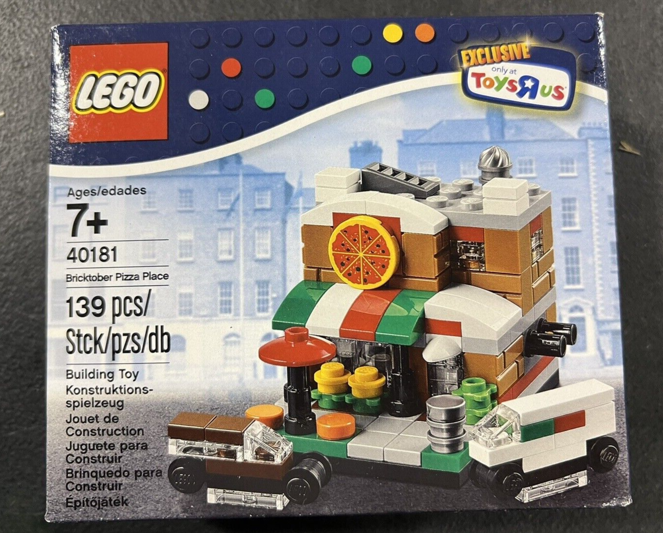 LEGO Promotional: Bricktober Pizza Place (40181) * TRU Exclusive * 139 ...