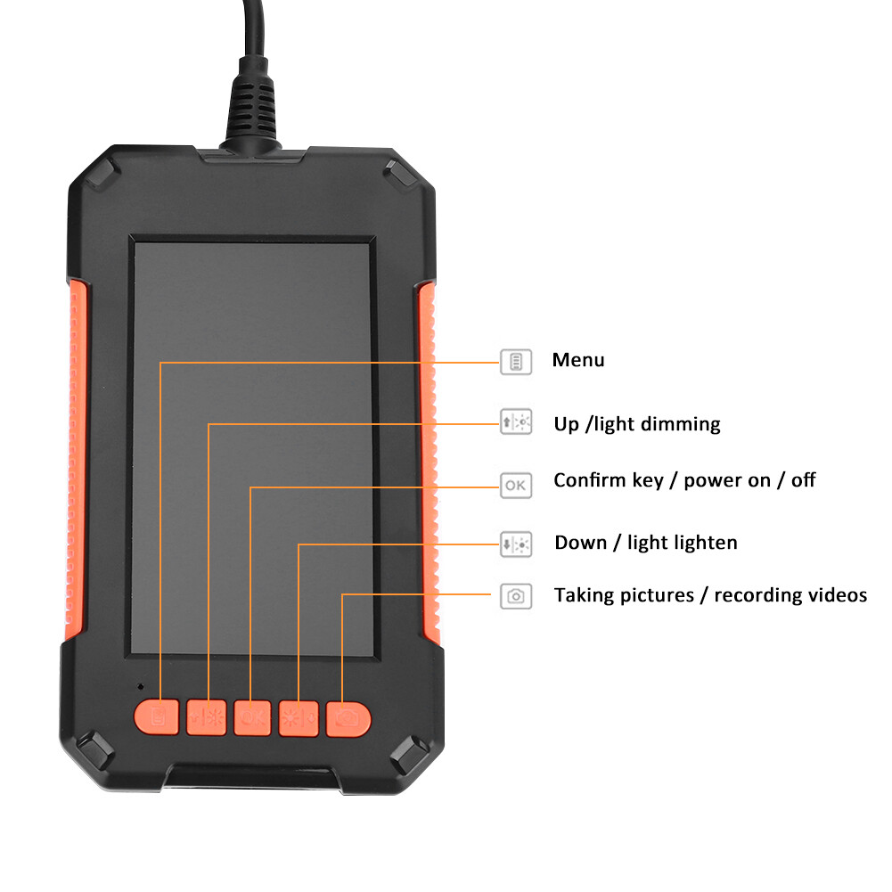 8mm Portable Handheld Endoscope Borescope High Definition 1920x1080P ...