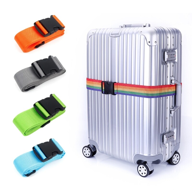 Luggage Strap Adjustable Suitcase Connector Belt Baggage Attachment ...
