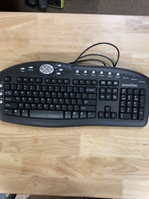 eMachines KB-0108 Standard Desktop PC Wired Keyboard Internet ...