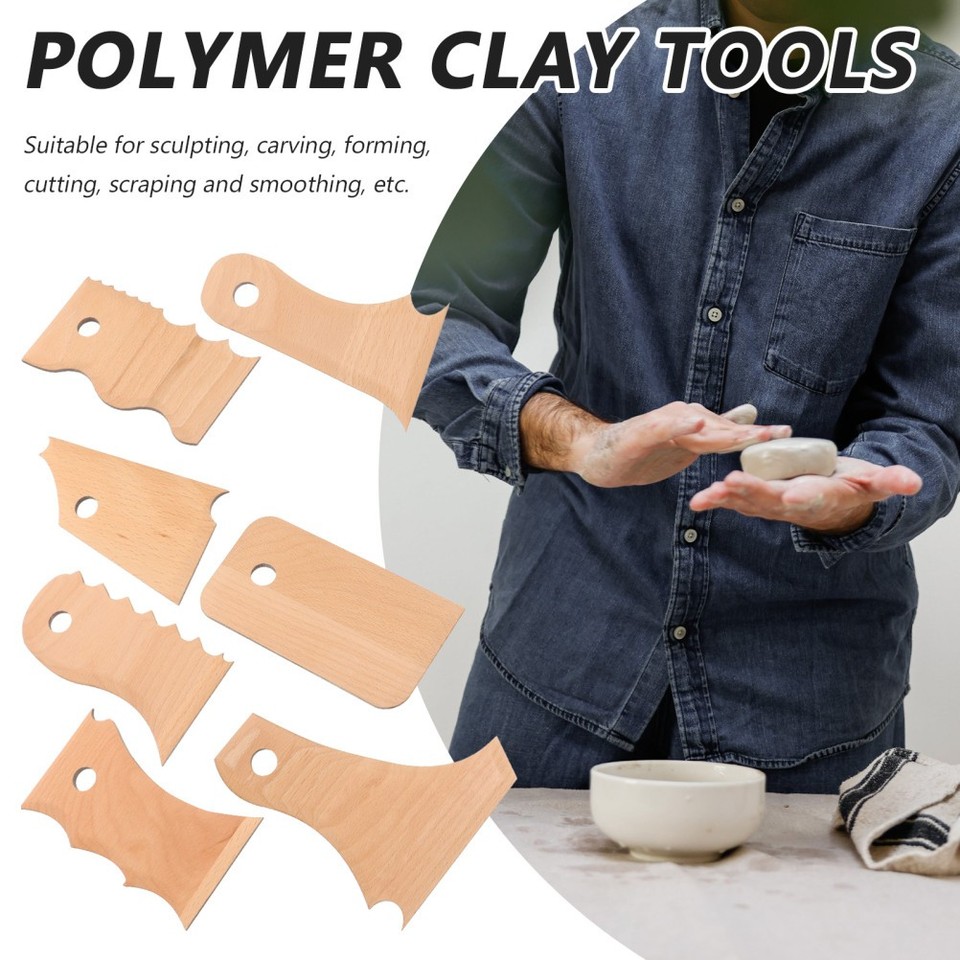 7Pcs Pottery Clay Tool Clay Sculpture Tool Carve Cutter Clay Carving ...