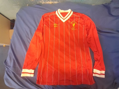 GENUINE LIVERPOOL SHIRT 1984 EUROPEAN CUP FINAL. MINT LARGE 42" PLAYER ...