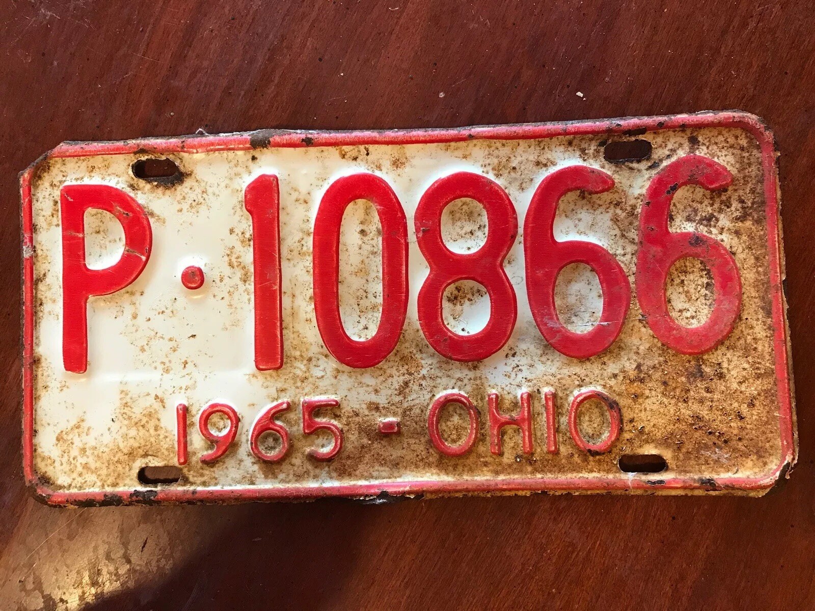 1965 Ohio License Plate - P 10866 - | eBay