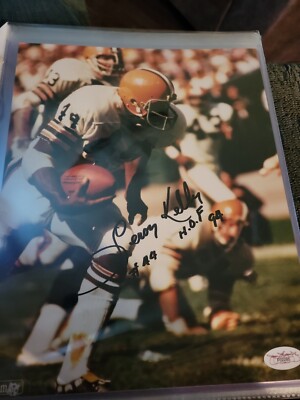 Leroy Kelly Cleveland Brown's Autographed 8x10 Photo Jsa Certified | eBay