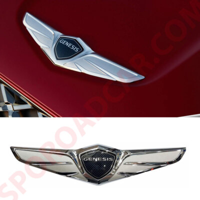 Front Hood Genesis Wing Logo Emblem for Hyundai Genesis GV70 2021-2023 ...