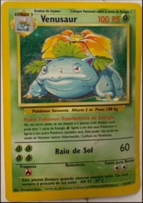 Pokémon TCG Venusaur Base Set 15/102 Holo Unlimited Holo Rare | eBay