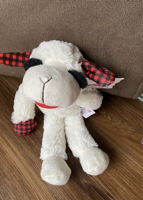 Multipet Standing Lamb Chop 14 Inches With Red And Black Checkers | eBay