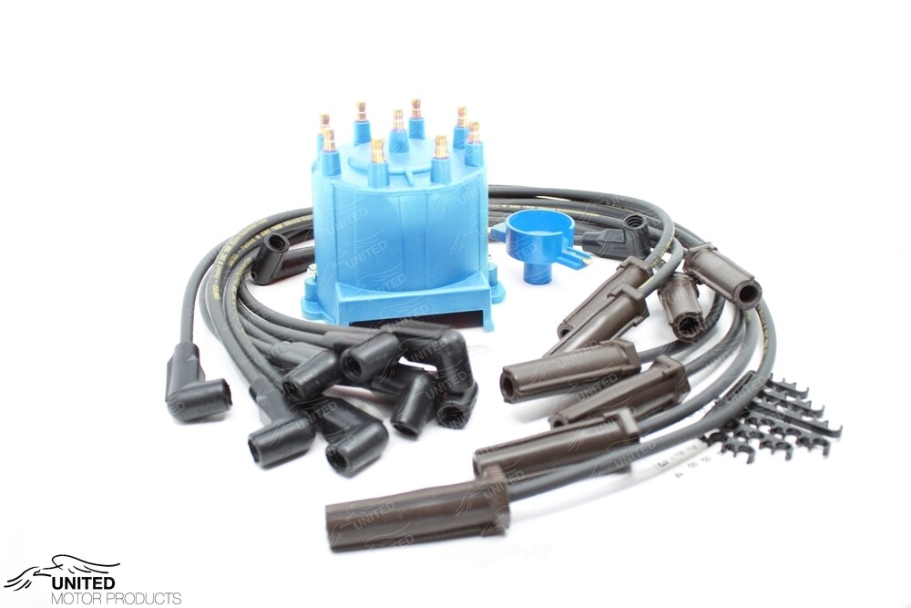 Distributor Cap / Rotor Kit / Spark Plug Wire Kit-VIN: N United ...