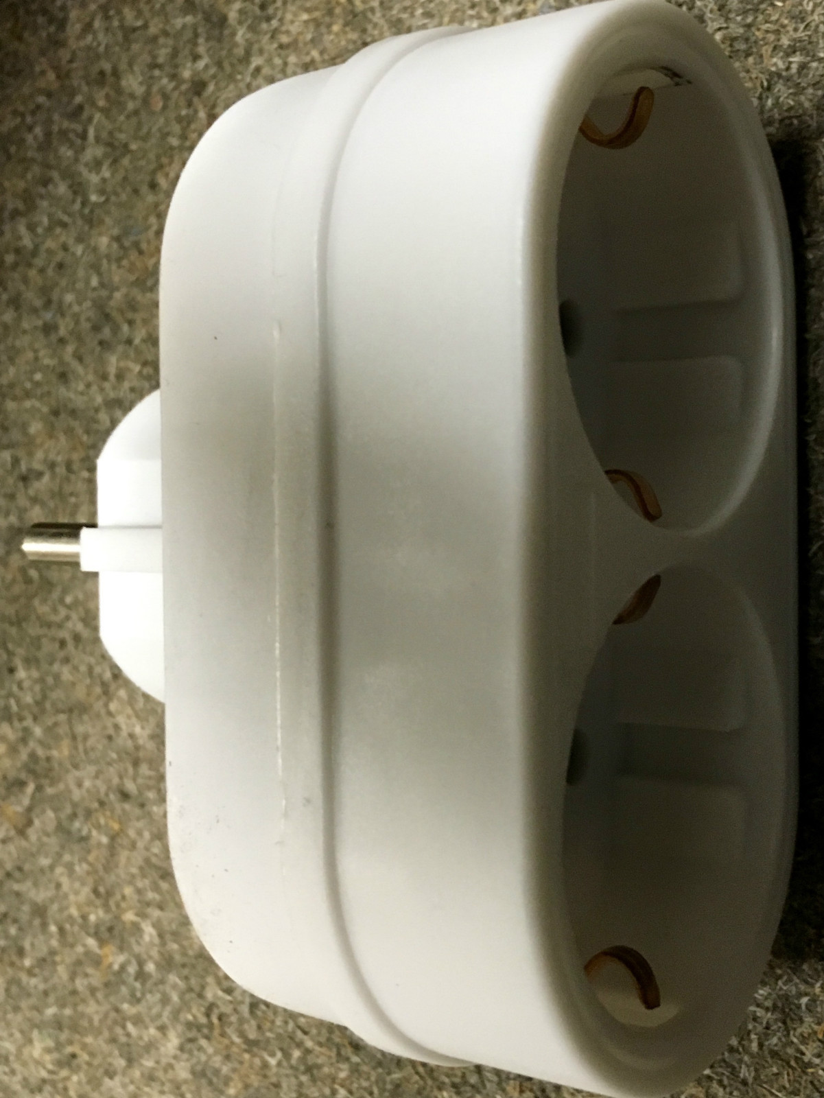 # Steckdosenverteiler 1x 2er Adapter EU Steckdose Schuko ...