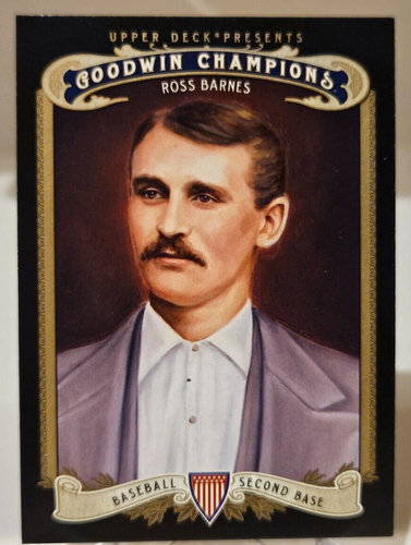 2012 Goodwin Champions ROSS BARNES #159 SHORT PRINT | eBay