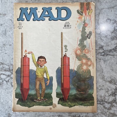 Mad Magazine #88 (July 1964) Fireworks Cover | eBay