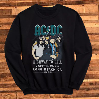 AC/DC Highway - Crew Neck Sweatshirt Adult Sizes Unisex ACDC Officially ...