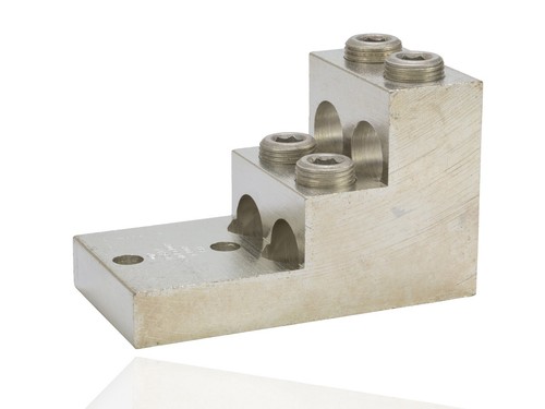 NSI 600T-4 Dual Rated Mechanical Stacked Lug 600 MCM-2 Wire Range 13/32 ...