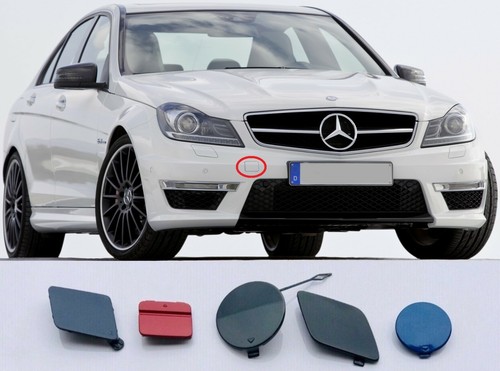 Mercedes C W204 Facelift Original Vorne Abschleppöse Abdeckung Bemalt ...