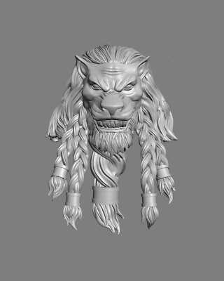 Battle Beast Thokk v1 Invincible Image comics custom head for action ...