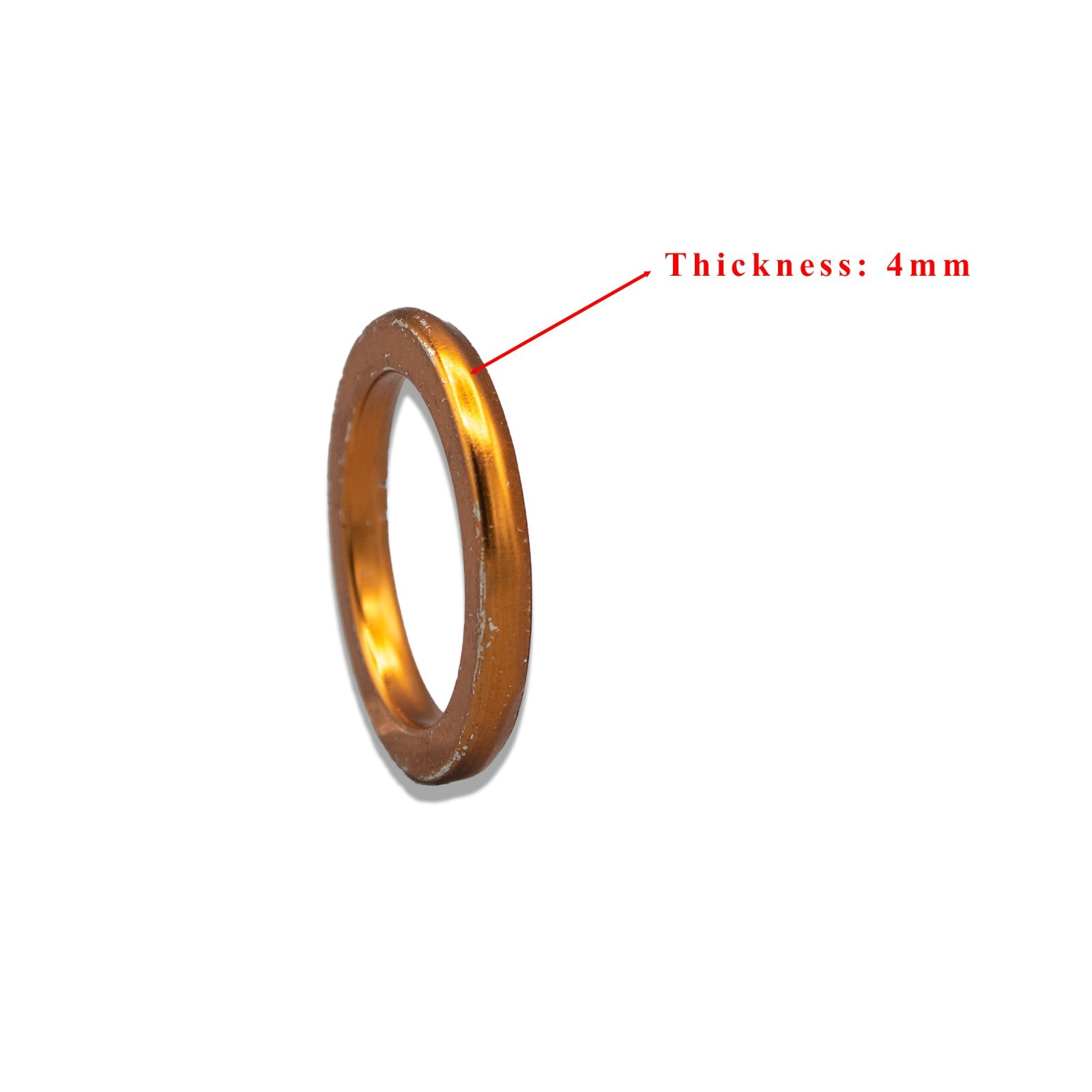 3 COPPER GASKET 30MMx22MMx4MM EXHAUST MUFFLER PIPE FOR GY6 49CC 50CC ...