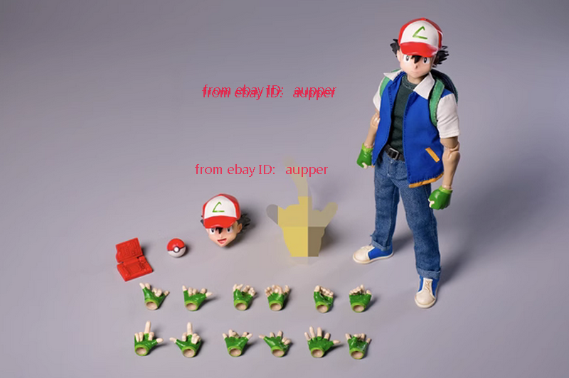 Joy Man Toys Jm014 Ash Ketchum Wild Animal Trainer 1/12 Action Figure ...