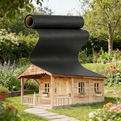 1m x 5m Rubber Roofing Sheet EPDM Membrane Waterproof Rubber Roofing ...