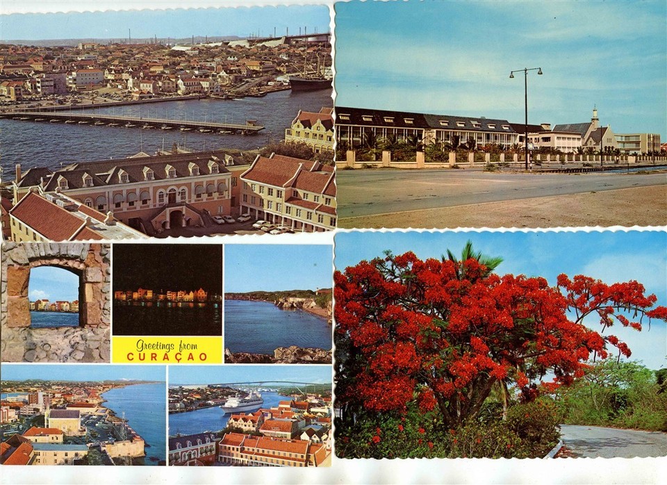12 Curacao Netherland Antilles Scenes Postcards | eBay