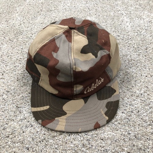 VTG Cabelas Hat Cap Adult Medium Camo Wool Thinsulate Hunting Jeep USA ...