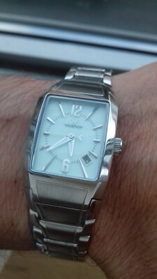 Viceroy 47300-05 Rectangular Steel Vintage Collection Nos Watch Montre ...