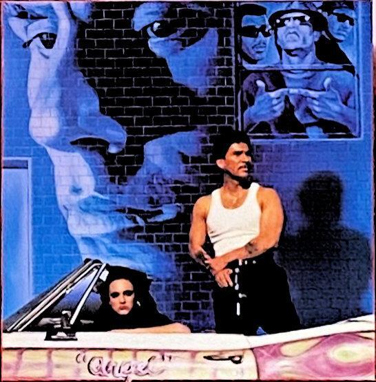 G269 ANGEL TOWN 1sh '90 Eric Karson directed, Olivier Gruner, Los ...