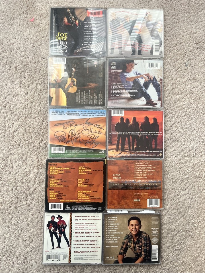 90s & 2000s Country CD Lot – 10 Discs (Diffie, Brooks & Dunn, Kenny ...