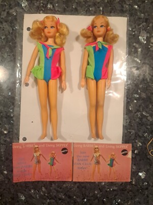 Vtg TM 1970 Dramatic New Living Skipper Doll w/Original Swimsuit Sold ...