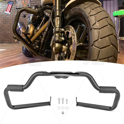 Mustache Engine Guard Crash Bar For Harley Davidson Softail Slim FLSL ...