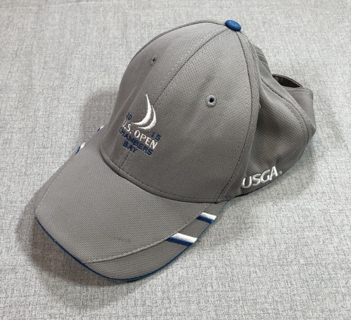 2015 US OPEN GOLF Hat Cap CHAMBERS BAY Gray USGA Unstructured Clasp ...