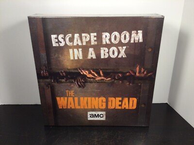 Walking Dead AMC Escape Room in a Box Factory Sealed Mattel Games Brand ...