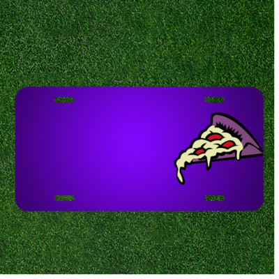 Custom Personalized License Plate With Add Names To Pizza Slice Food ...