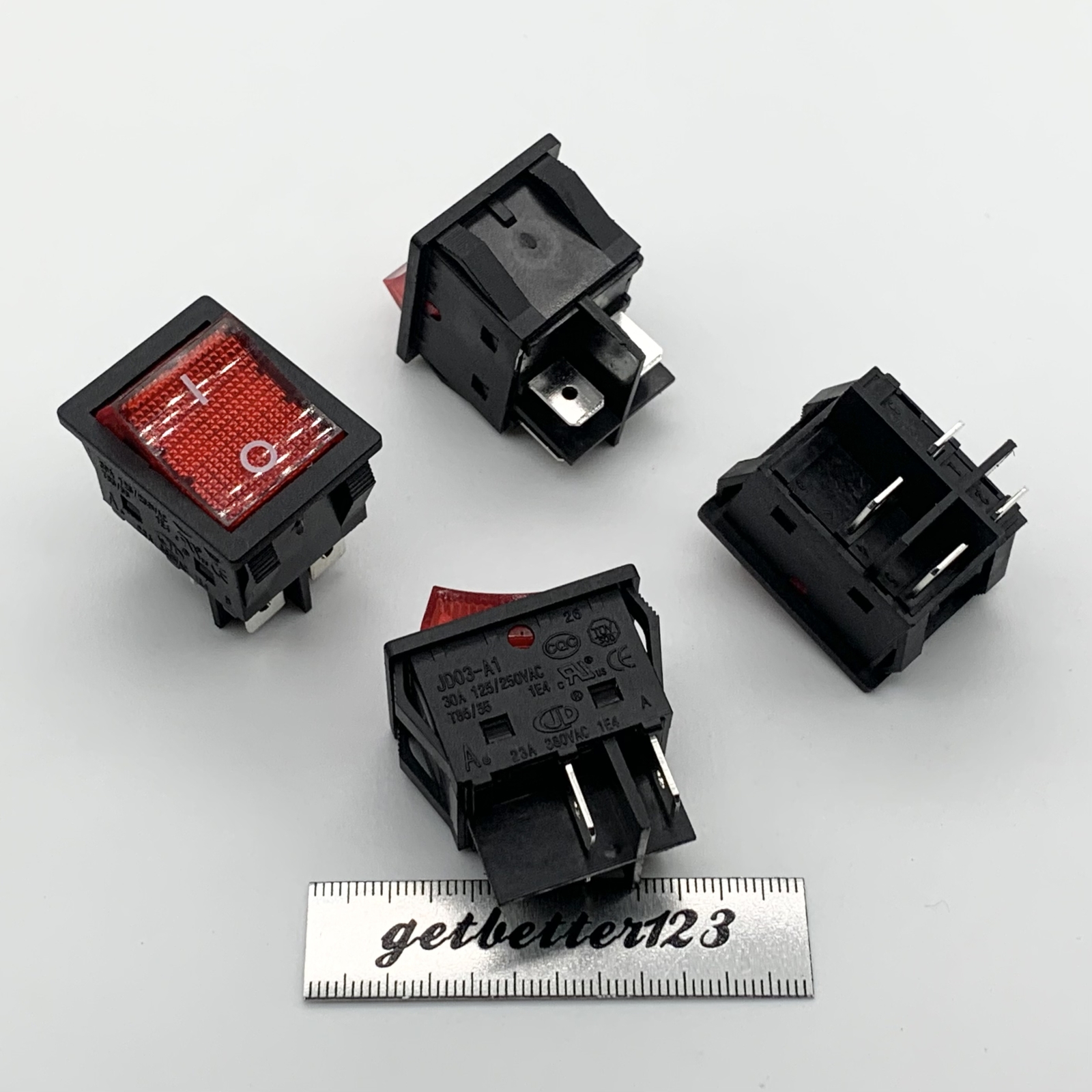 1pc JD03-A1 electric welding machine 4-pins 2positions Rocker switch ...