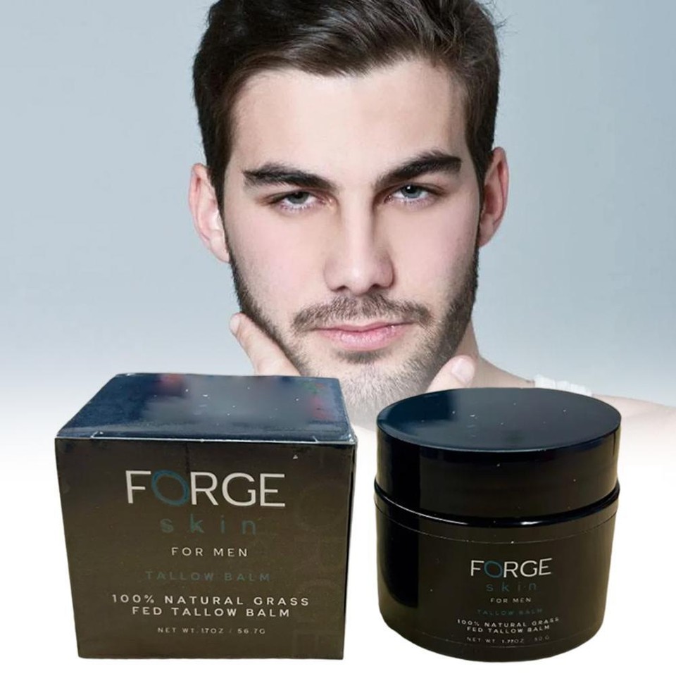 Forge Skin AUTHENTIC Men’s Face Cream Tallow Balm Sealed Wrinkle ...