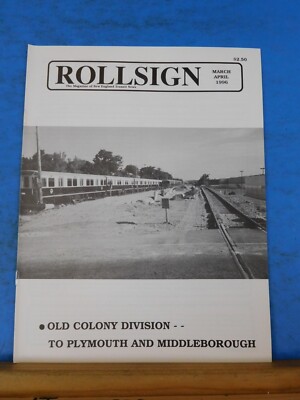Rollsign Magazine of New England Transit News 1996 March April Old ...