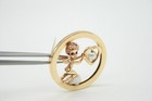 VINTAGE M HIME CYVRA 14K YELLOW GOLD RUSER ANGEL CHERUB PIN BROOCH ...