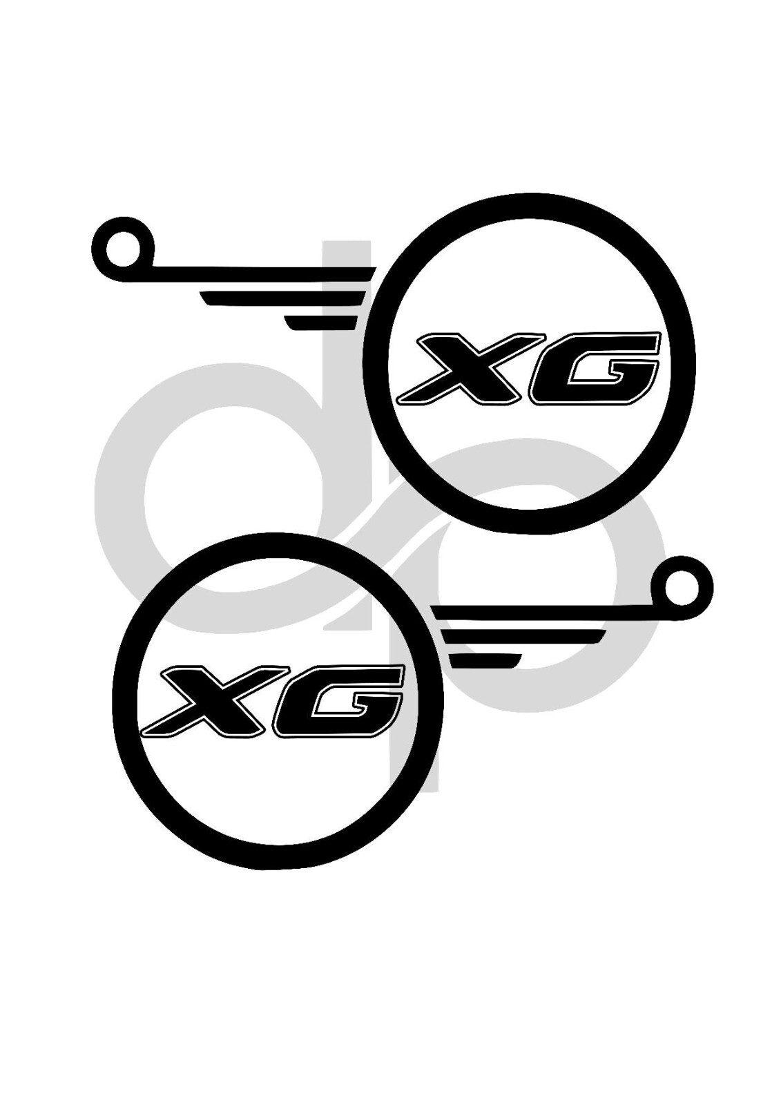 DAF XG X2 VINYL STICKERS DAF XF XG GRAPHIC DECAL CUSTOMISE TRUCKING DAF ...