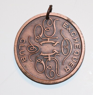 NY Worlds Fair 1964 Medal Token EXCHEQUER CLUB AMERICAN EXPRESS | eBay