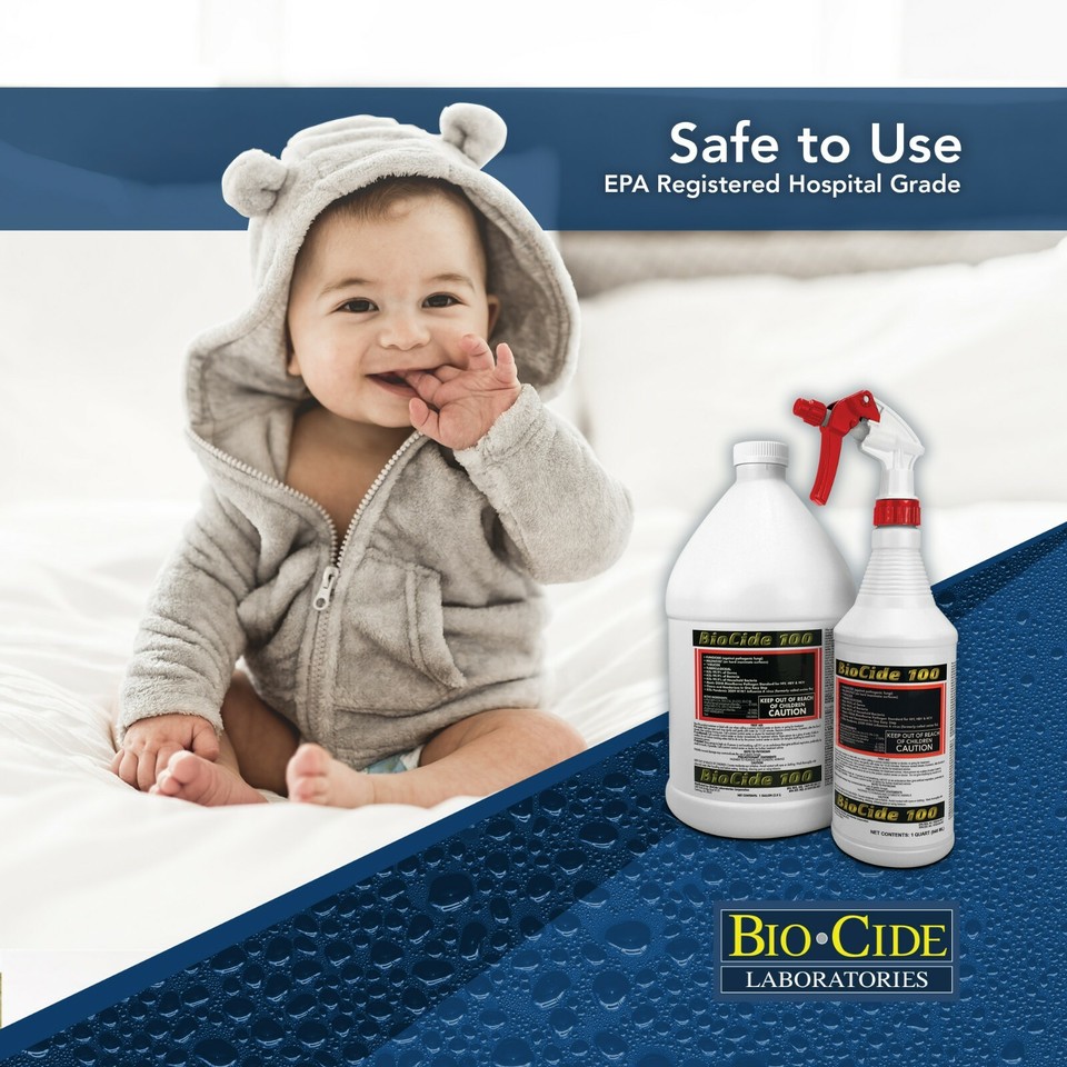 Biocide 100 Multi-Purpose Disinfectant Spray | DIY Mildew and Fungi ...