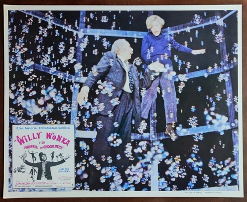 Bubble rain WILLY WONKA & THE CHOCOLATE FACTORY org MEX 1971 Lobby Card ...
