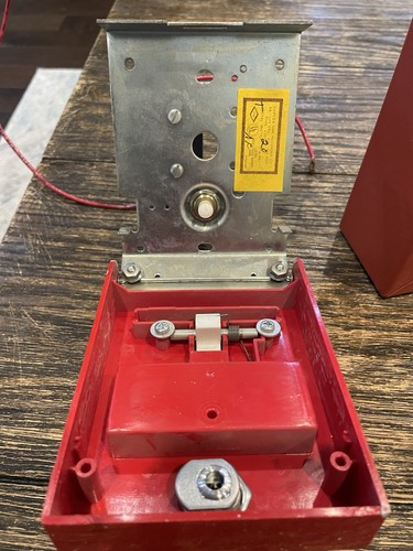 LOT of 3 Simplex 4251-20 Fire Alarm Pull Station, 4299-3 Backbox ...