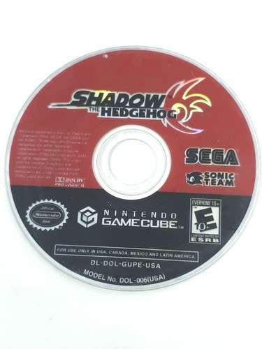 Shadow the Hedgehog Nintendo GameCube Game Disc Only Tested 10086610437 ...