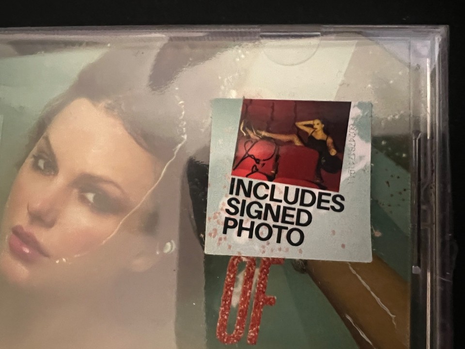 Taylor Swift The Life of a Showgirl CD + Hand Signed Photo 4 SHIPS FAST ...